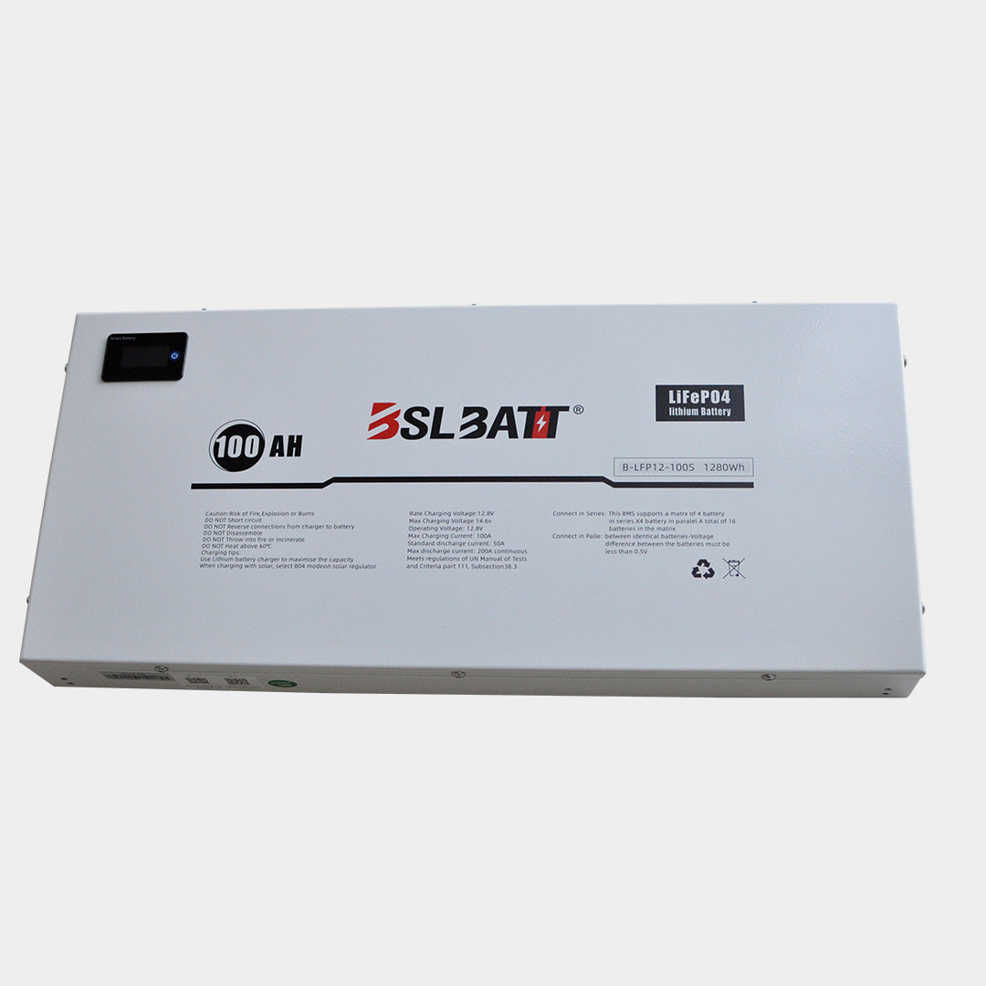 BSL Batt 12V 100Ah LiFePO4 Flat-pack – TerraGearZA